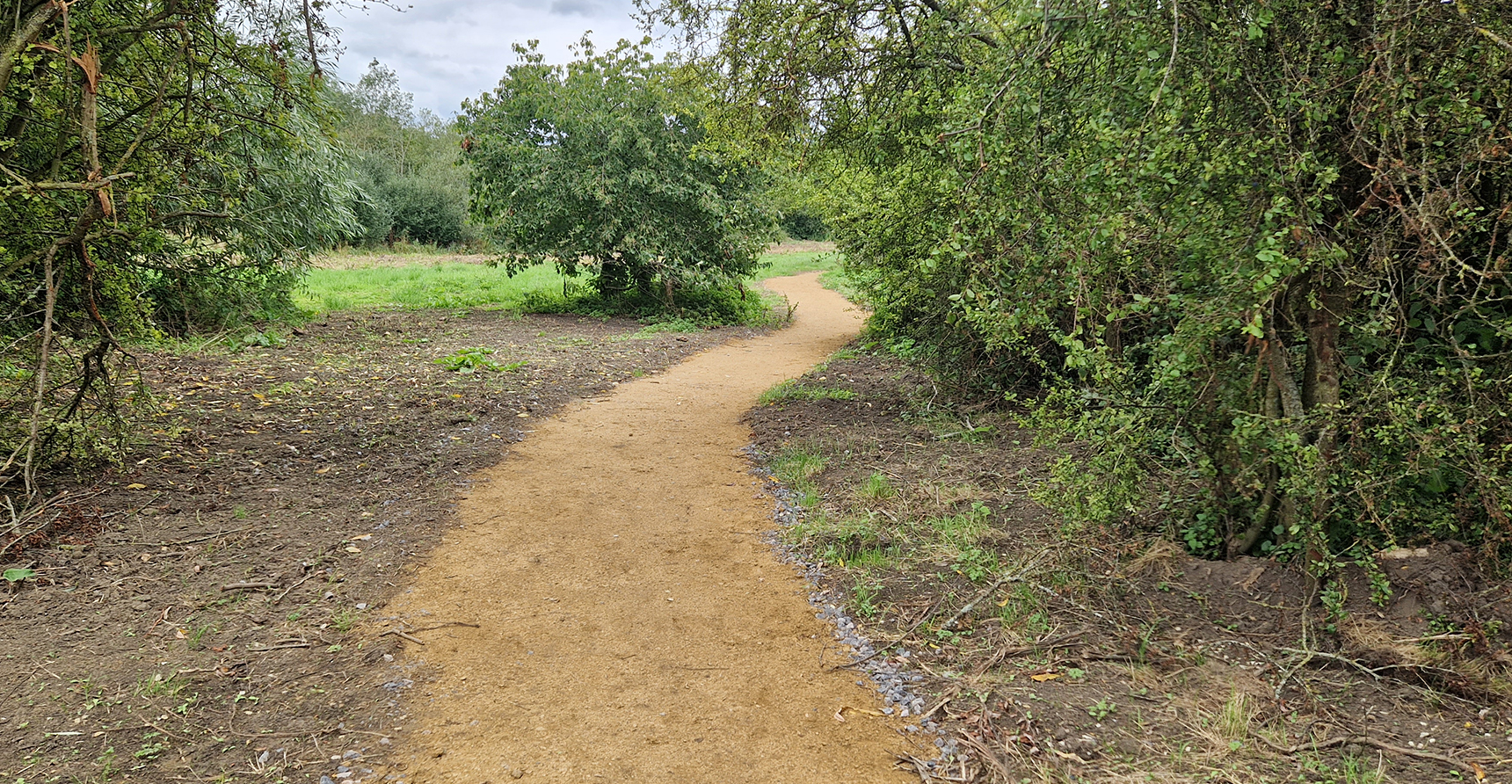 Path improvements at Little Meadow - Withymead Nature Reserve